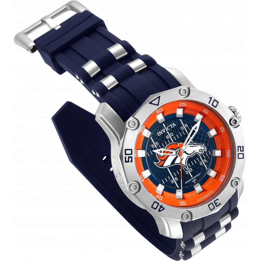Invicta NFL Denver Broncos Automatic Blue Dial Men's Watch 32017 - NFL ...