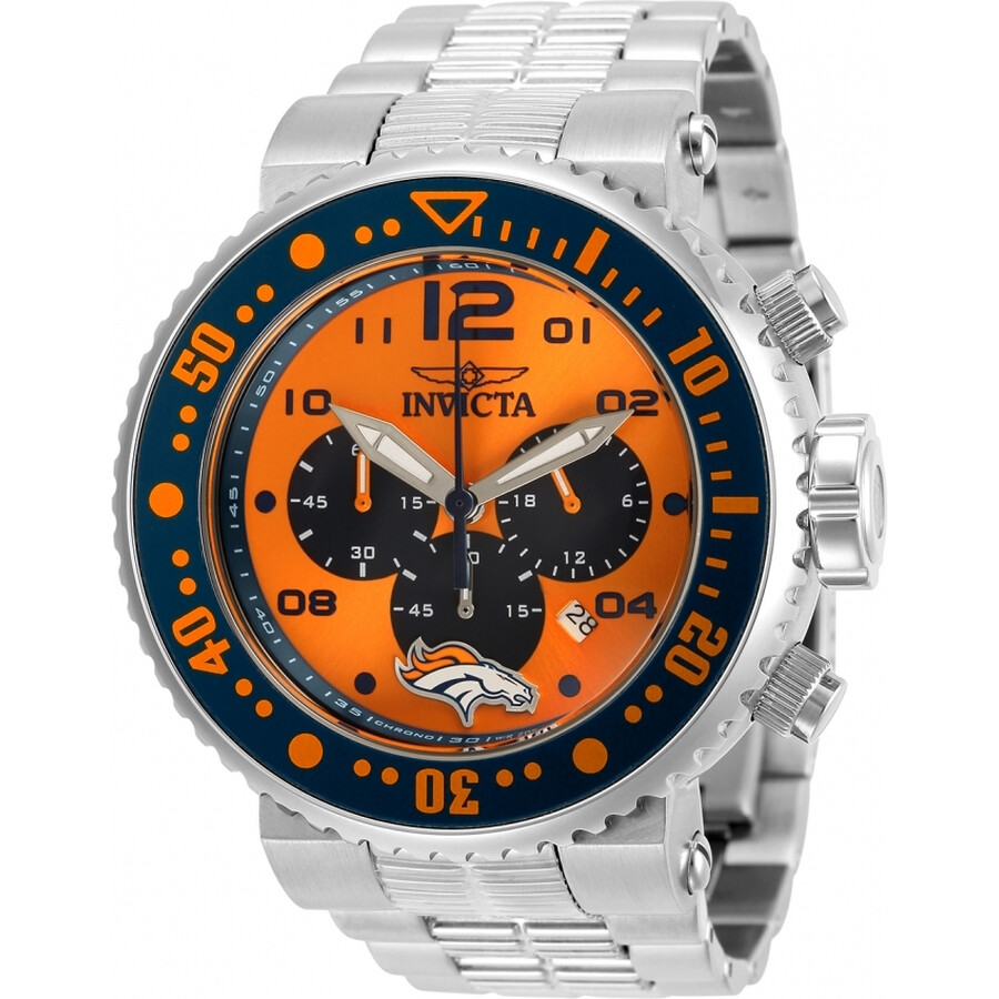 Invicta NFL Denver Broncos Chronograph Quartz Men's Watch 30264 ...