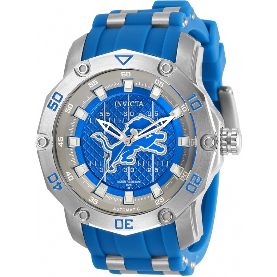 Invicta NFL Detroit Lions Automatic Blue Dial Men's Watch 32018 ...