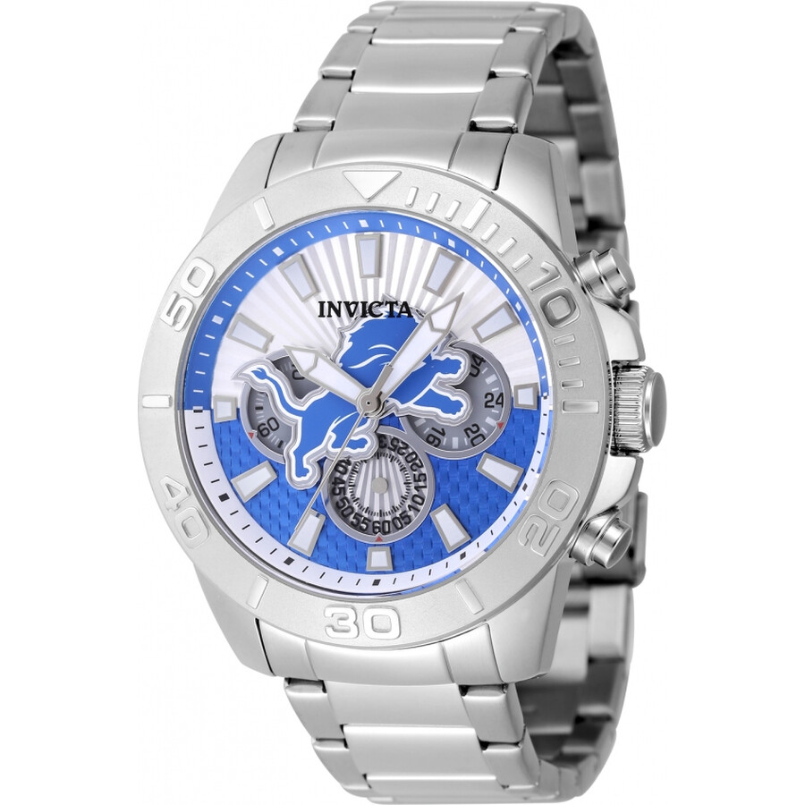 Invicta Nfl Detroit Lions Chronograph GMT Quartz Men's Watch 47958 ...