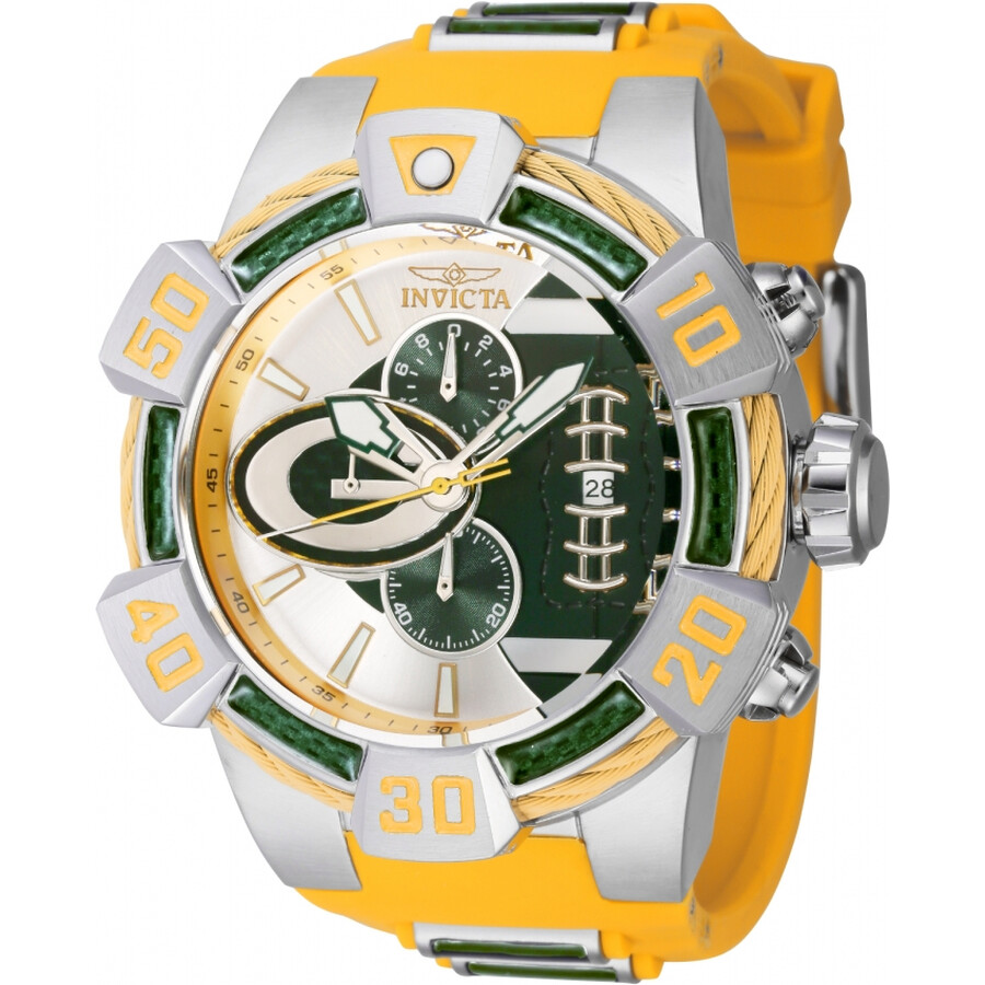 Invicta NFL Green Bay Packers Chronograph Quartz Men's Watch 41598 ...