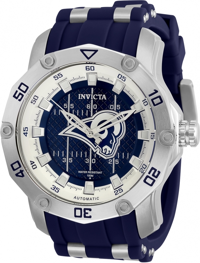 Invicta NFL Los Angeles Rams Automatic Blue Dial Men's Watch 32007 ...