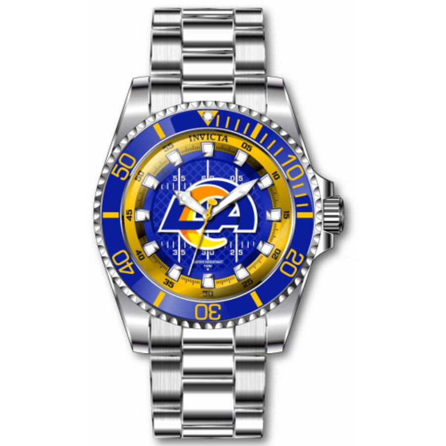 Invicta NFL Los Angeles Rams Quartz Blue Dial Men's Watch 43330 ...