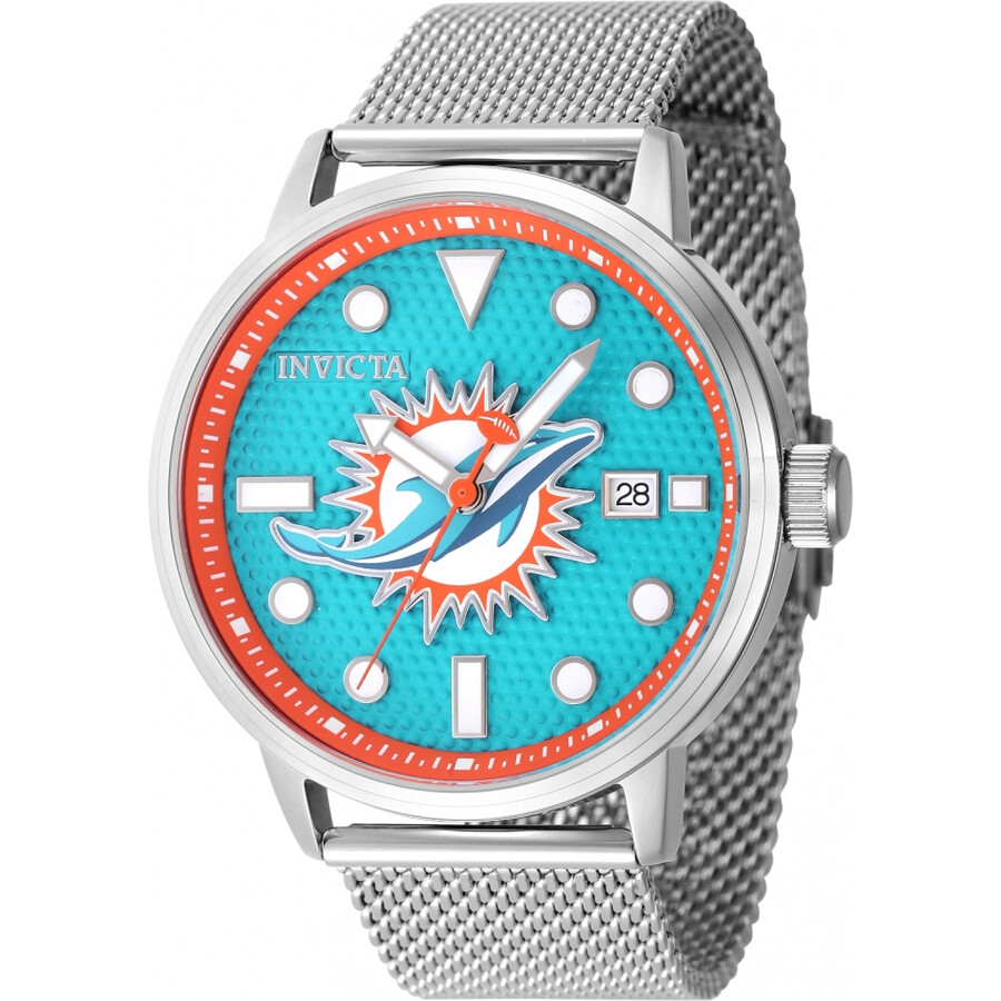Invicta Nfl Miami Dolphins Quartz Men's Watch 47972 886678639137 ...