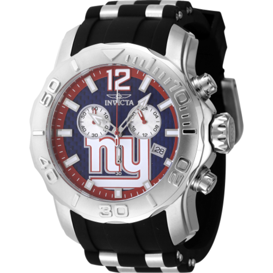 Invicta NFL New York Giants Chronograph GMT Quartz Blue Dial Men's ...