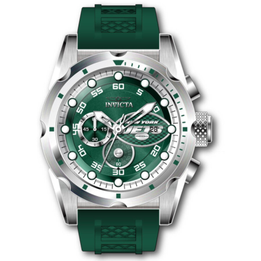 Invicta NFL New York Jets Chronograph Quartz Men's Watch 45526 ...