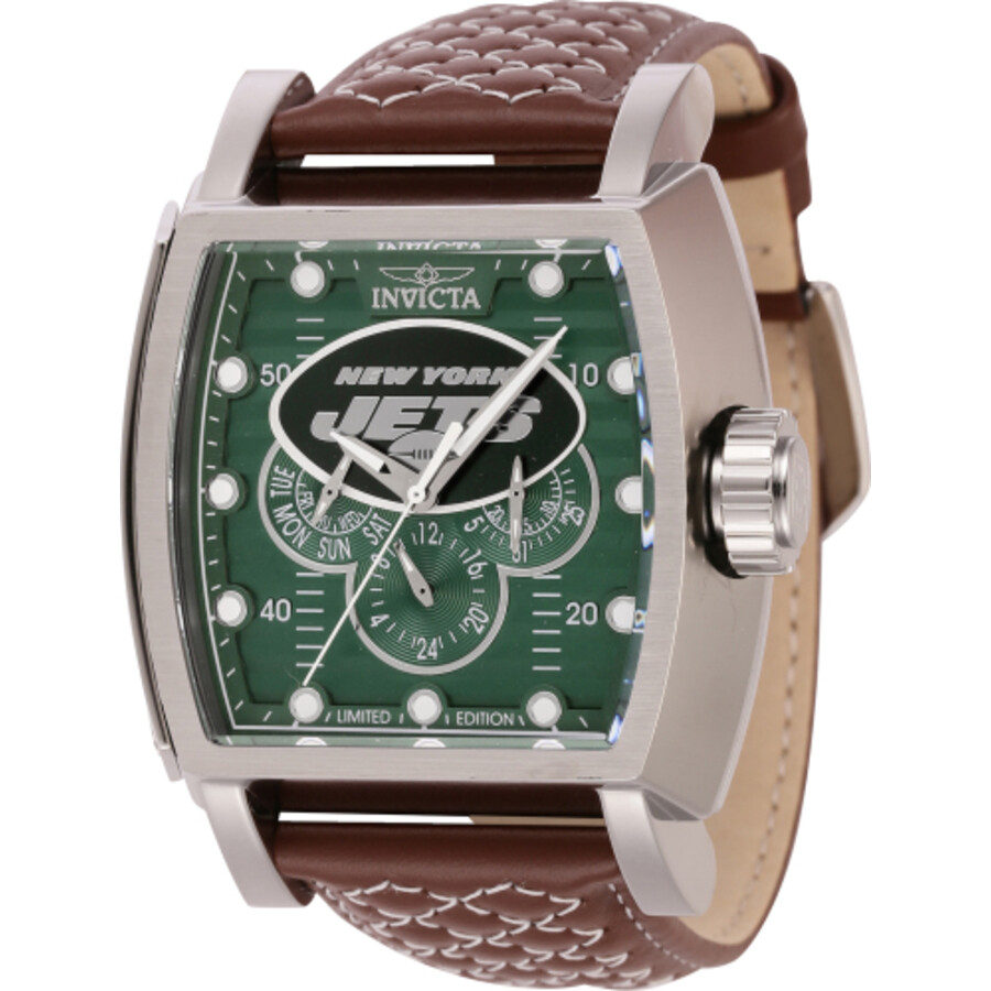 Invicta NFL New York Jets GMT Quartz Men's Watch 45088 886678599011 ...
