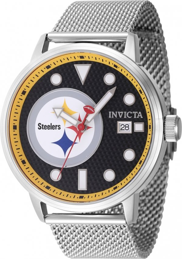 Invicta Nfl Pittsburgh Steelers Quartz Black Dial Men's Watch 47969 ...