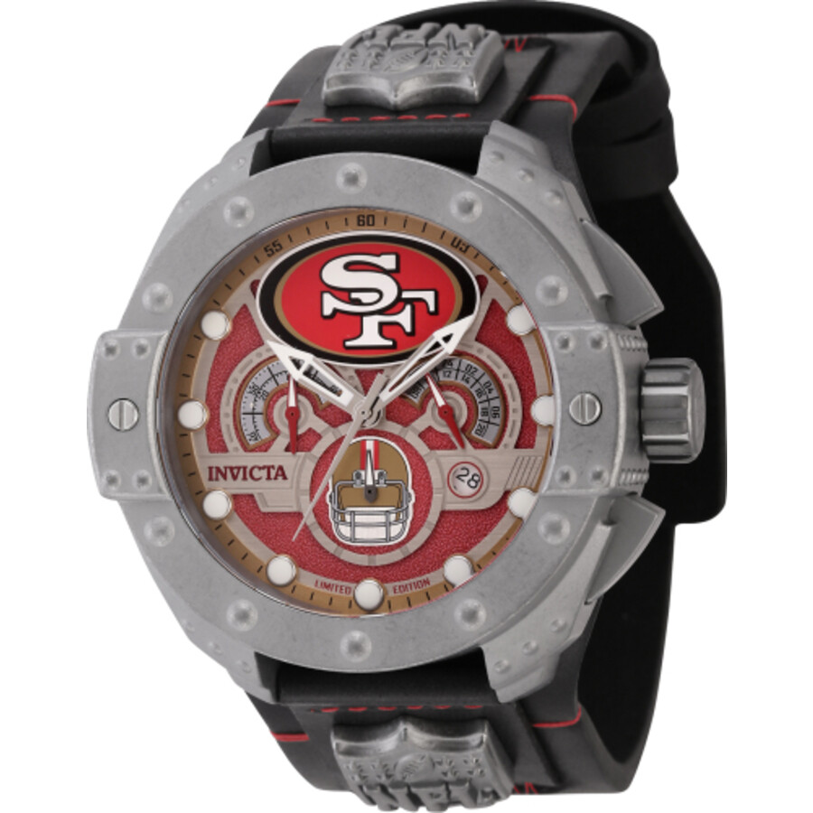 Invicta NFL Quartz Red Dial Men's Watch 45123 886678599486 - Watches ...