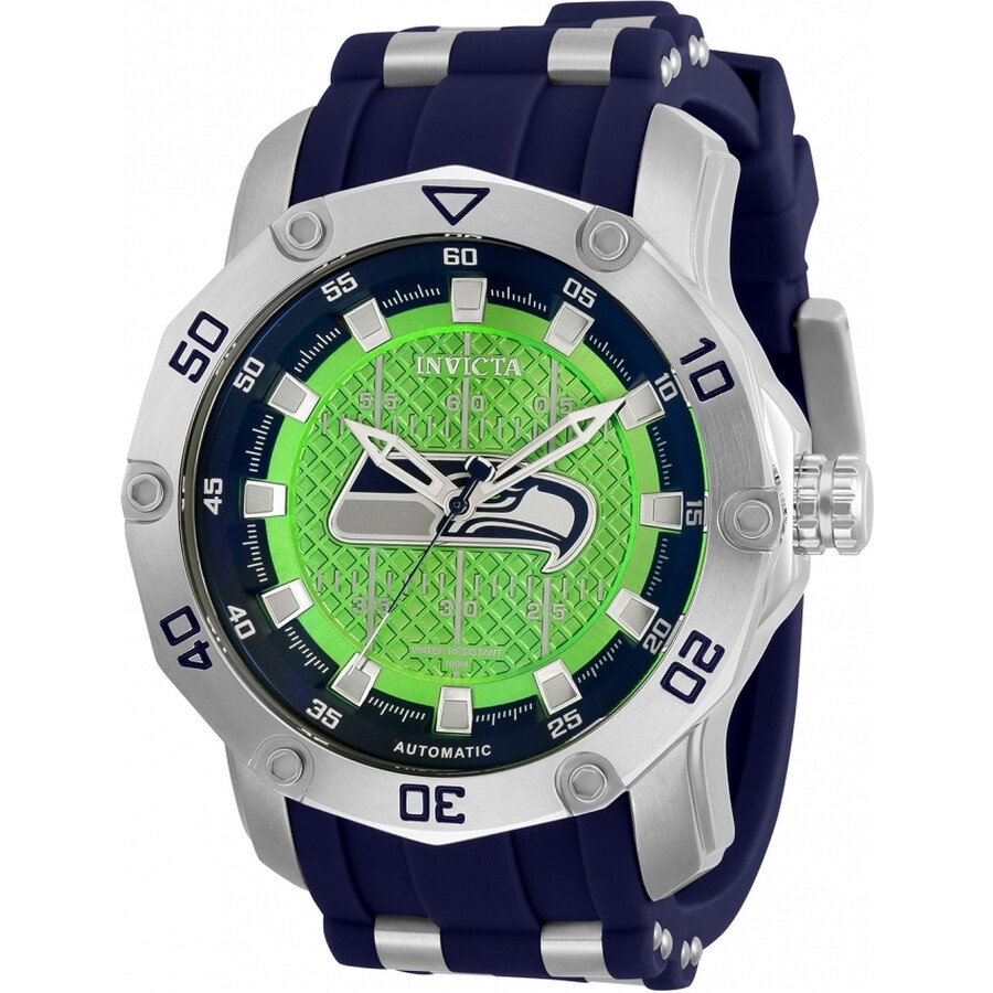 Invicta NFL Seattle Seahawks Automatic Green Dial Men's Watch 32033 ...
