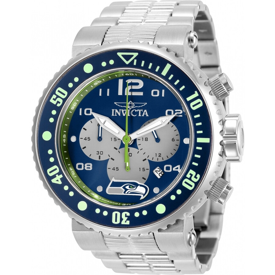 Invicta NFL Seattle Seahawks Chronograph Quartz Men's Watch 30283 ...