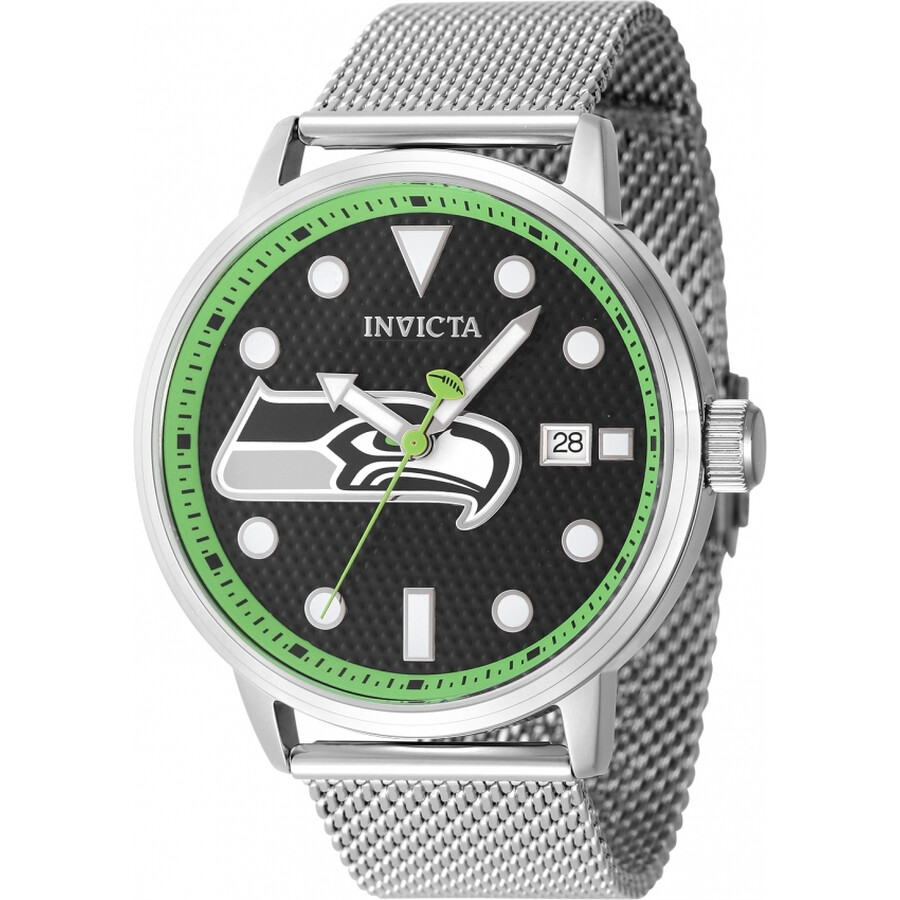 Invicta Nfl Seattle Seahawks Quartz Blue Dial Men's Watch 47989 ...