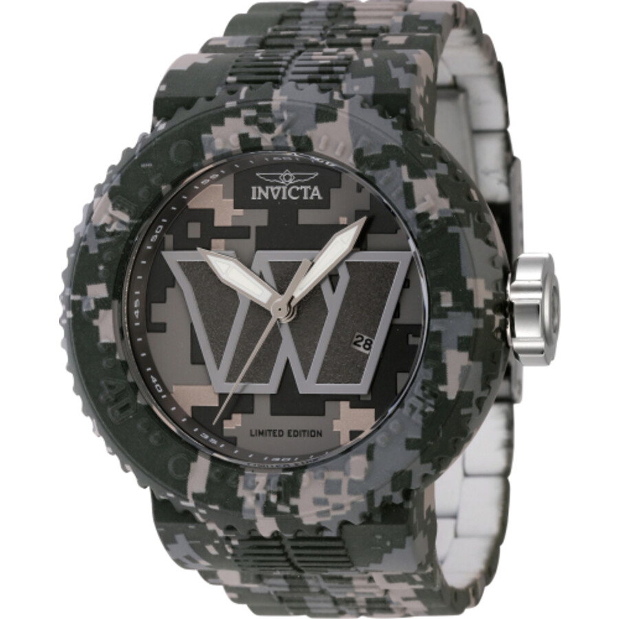 Invicta NFL Washington Commanders Date Quartz Camouflage Men's Watch ...
