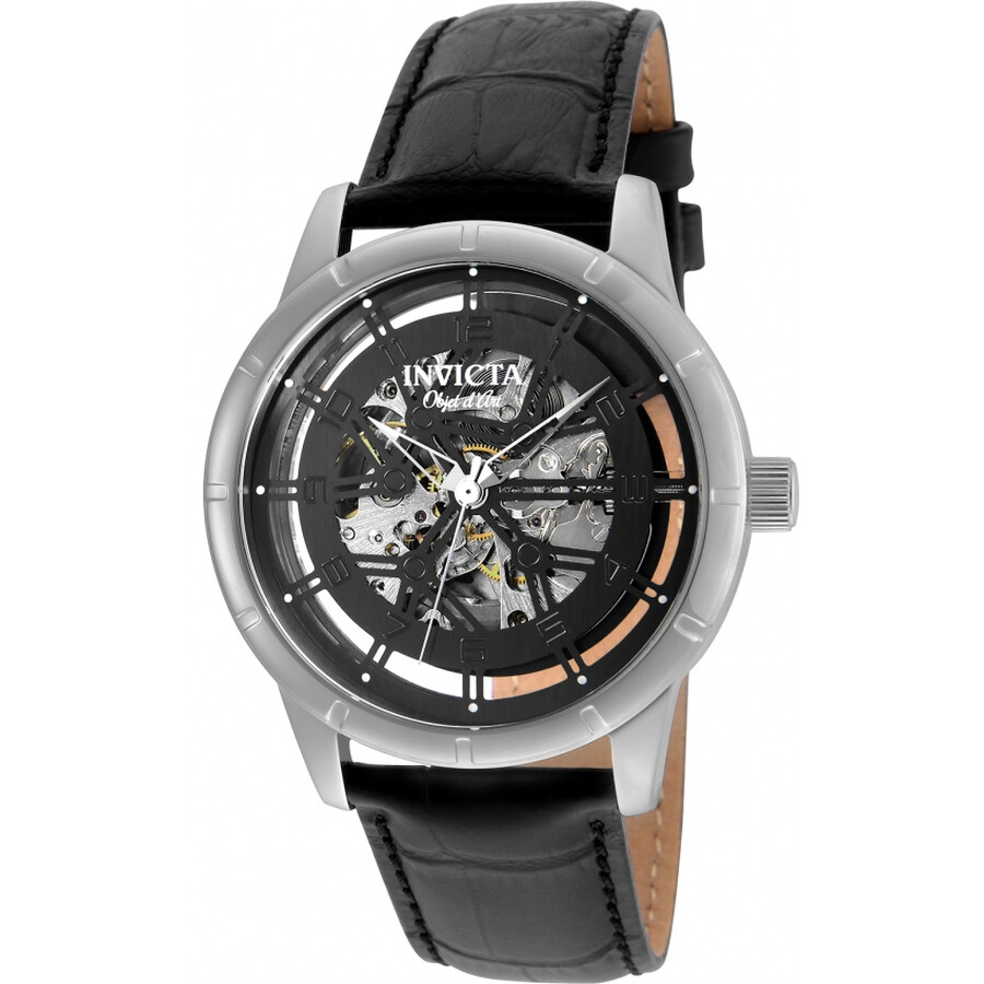 Invicta Objet D Art Automatic Black Dial Men's Watch 25259 886678306077 ...