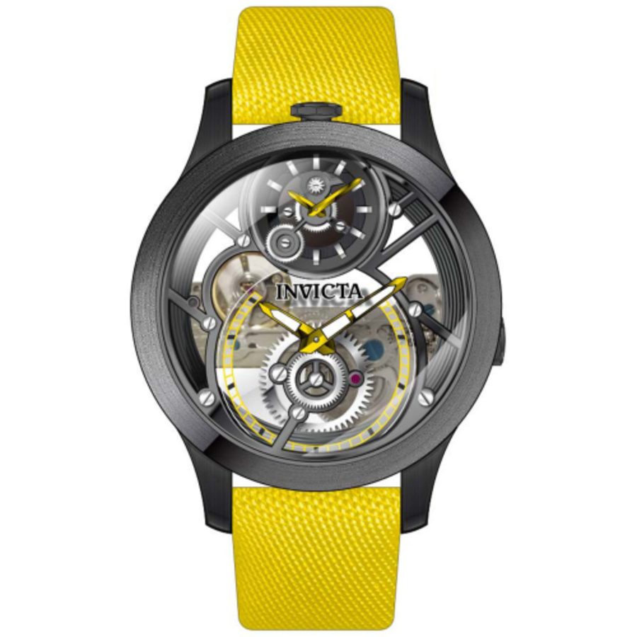 Invicta Objet D Art Hand Wind Transparent Dial Men's Watch 44324 ...