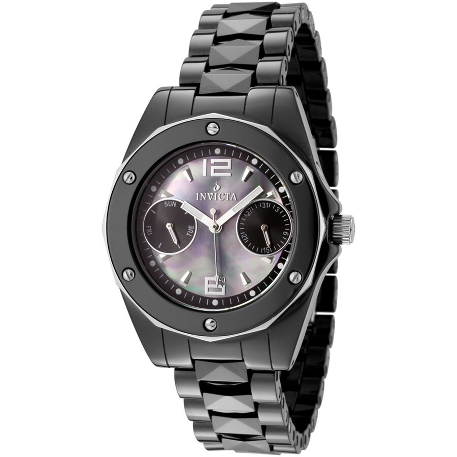 Invicta Ocean Elite Black Ceramic Ladies Watch 0295 843836002950 ...
