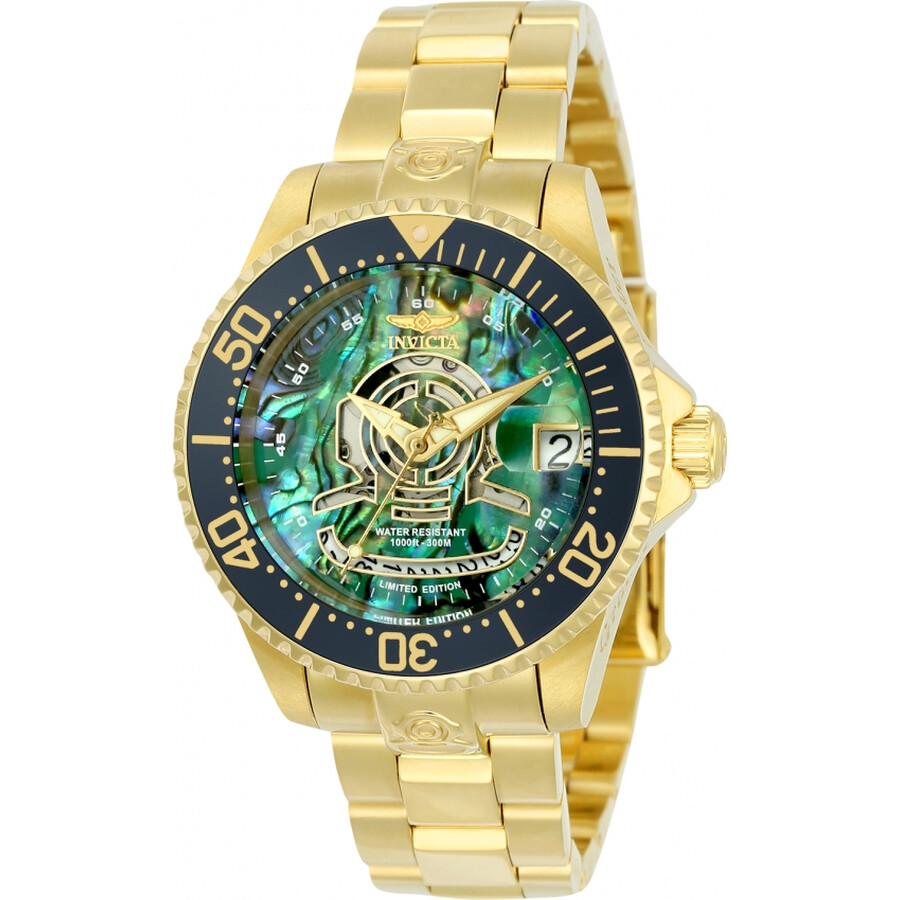 Invicta Pro Diver Automatic Abalone Dial Ladies Watch 23456 ...