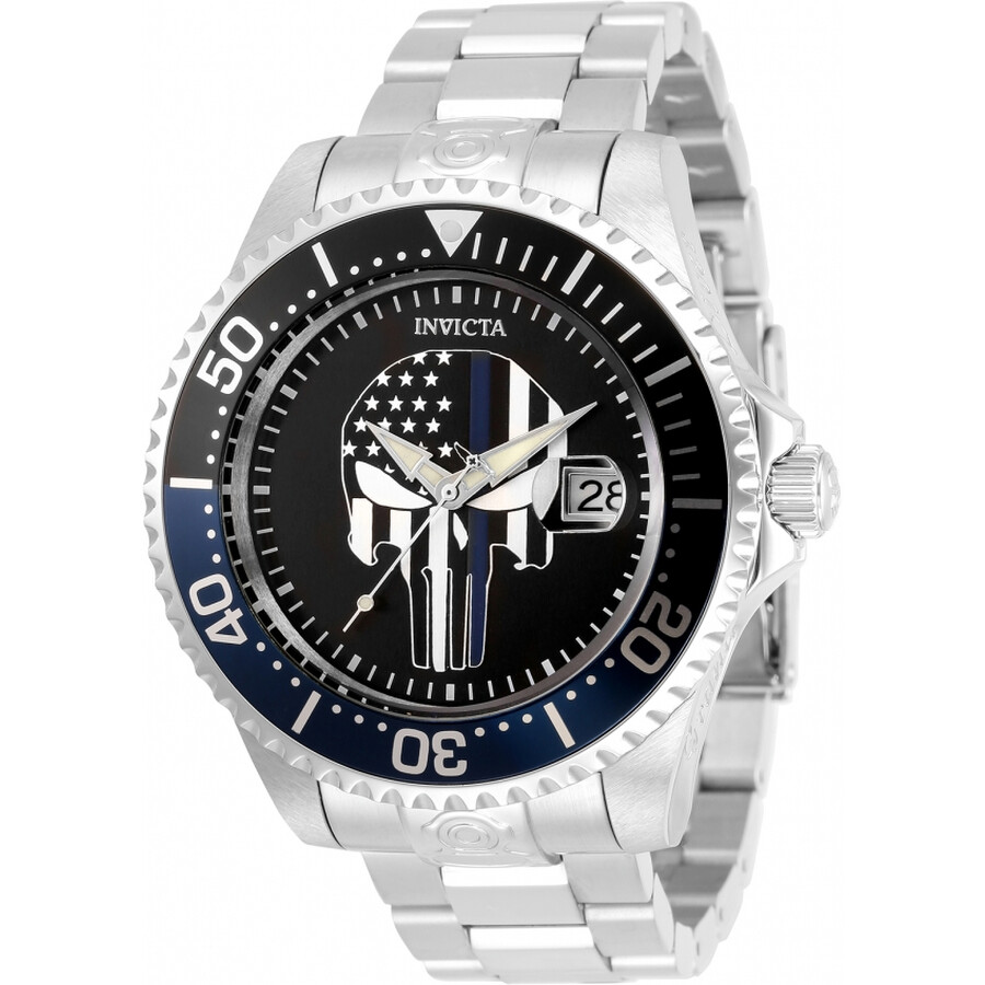 Invicta Pro Diver Automatic Black Dial Batman Bezel Men's Watch 31928 ...