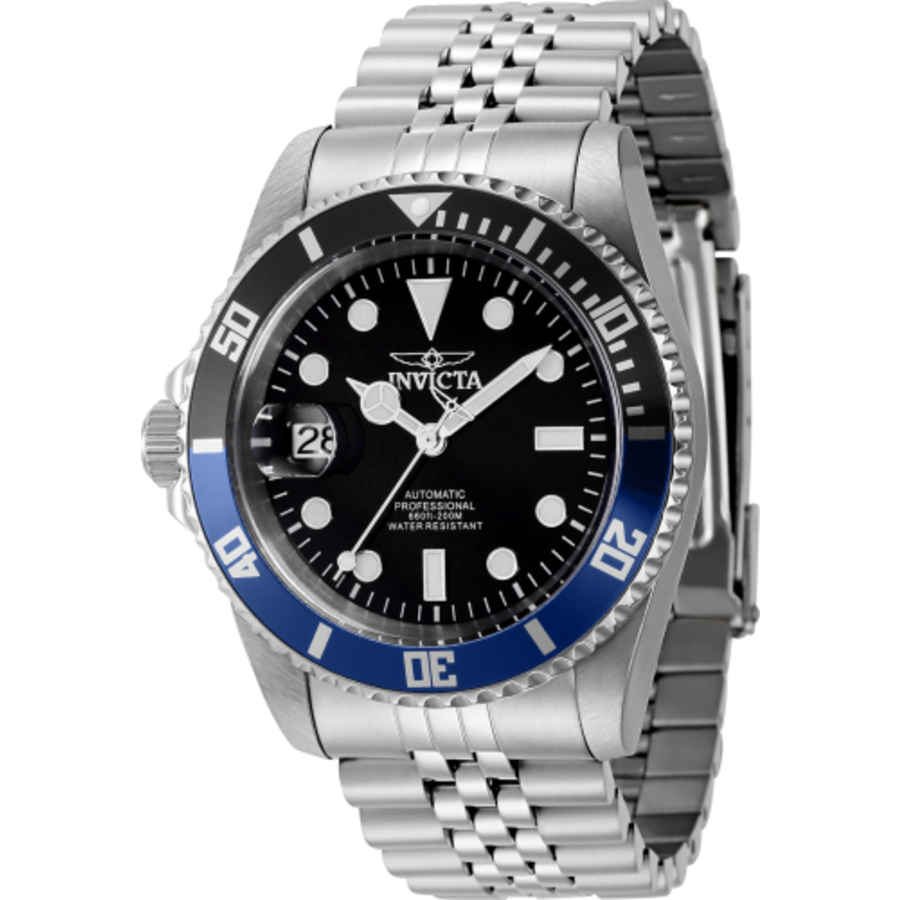 Invicta Pro Diver Automatic Black Dial Batman Bezel Men's Watch 43982 ...