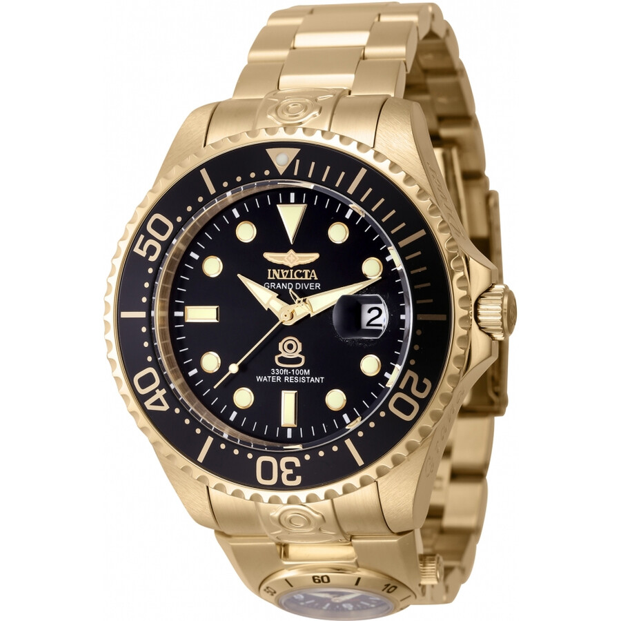 Invicta Pro Diver Automatic Black Dial Men's Watch 45816 886678608348 ...