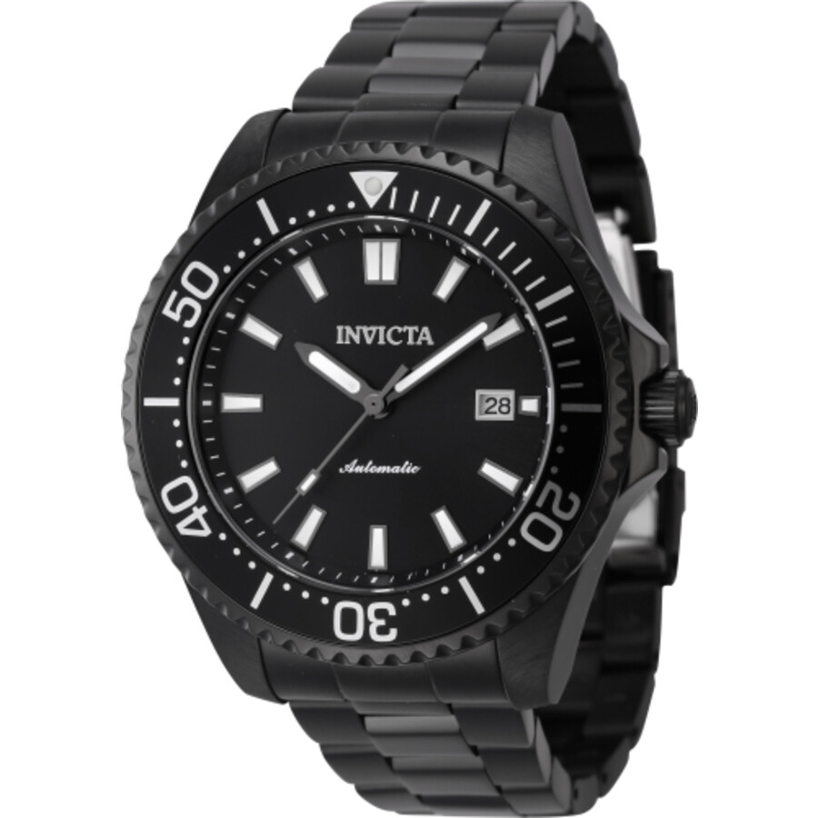 Invicta Pro Diver Automatic Black Dial Men's Watch 46646 Pro Diver ...