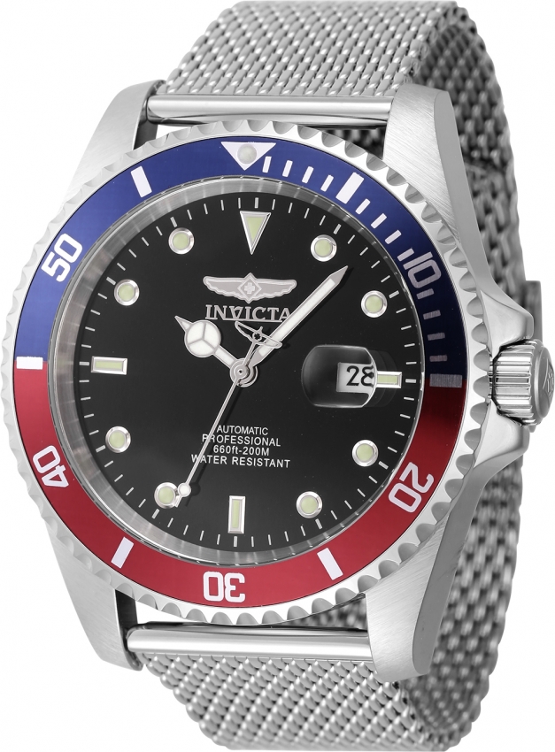 Invicta Pro Diver Automatic Black Dial Pepsi Bezel Men's Watch 47965 ...