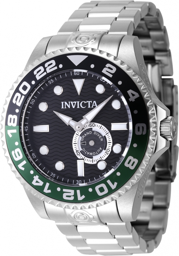 Invicta Pro Diver Automatic Black Dial Sprite Bezel Men's Watch 47296 ...