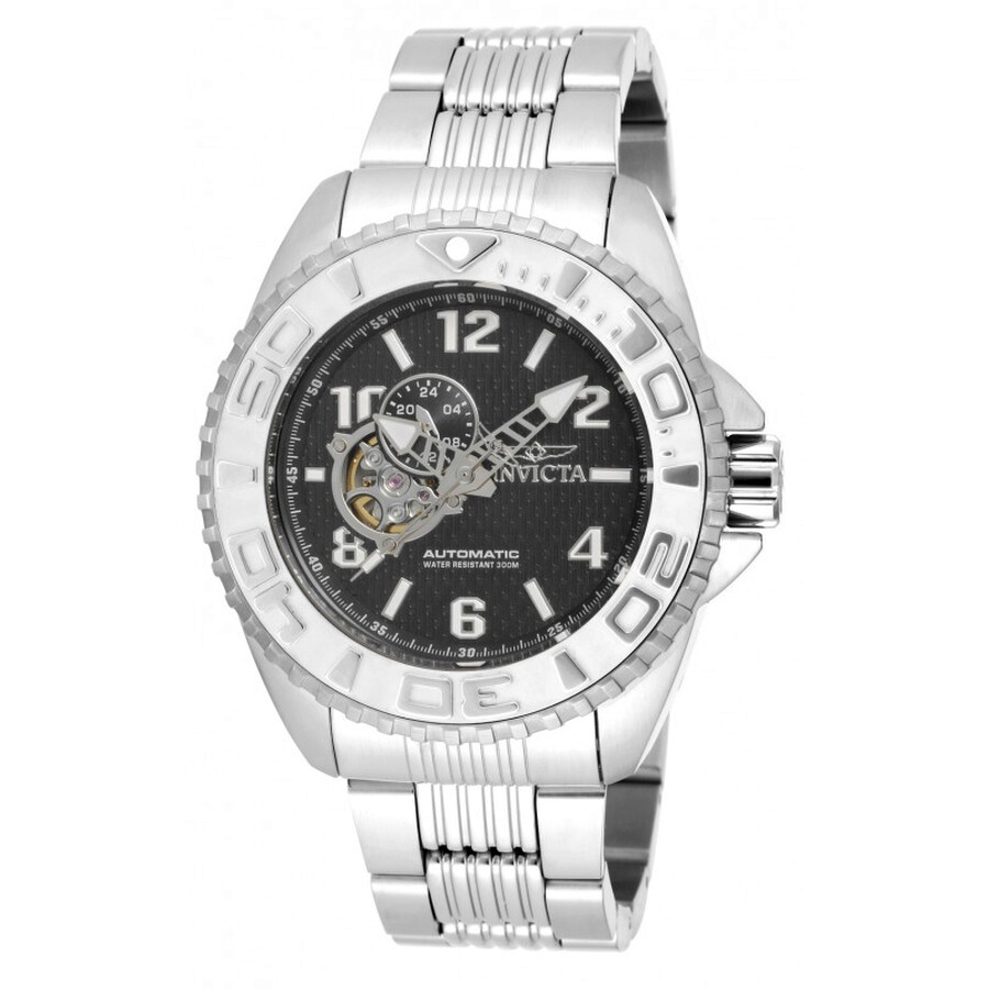 Invicta Pro Diver Automatic Black Dial Stainless Steel Men's Watch ...