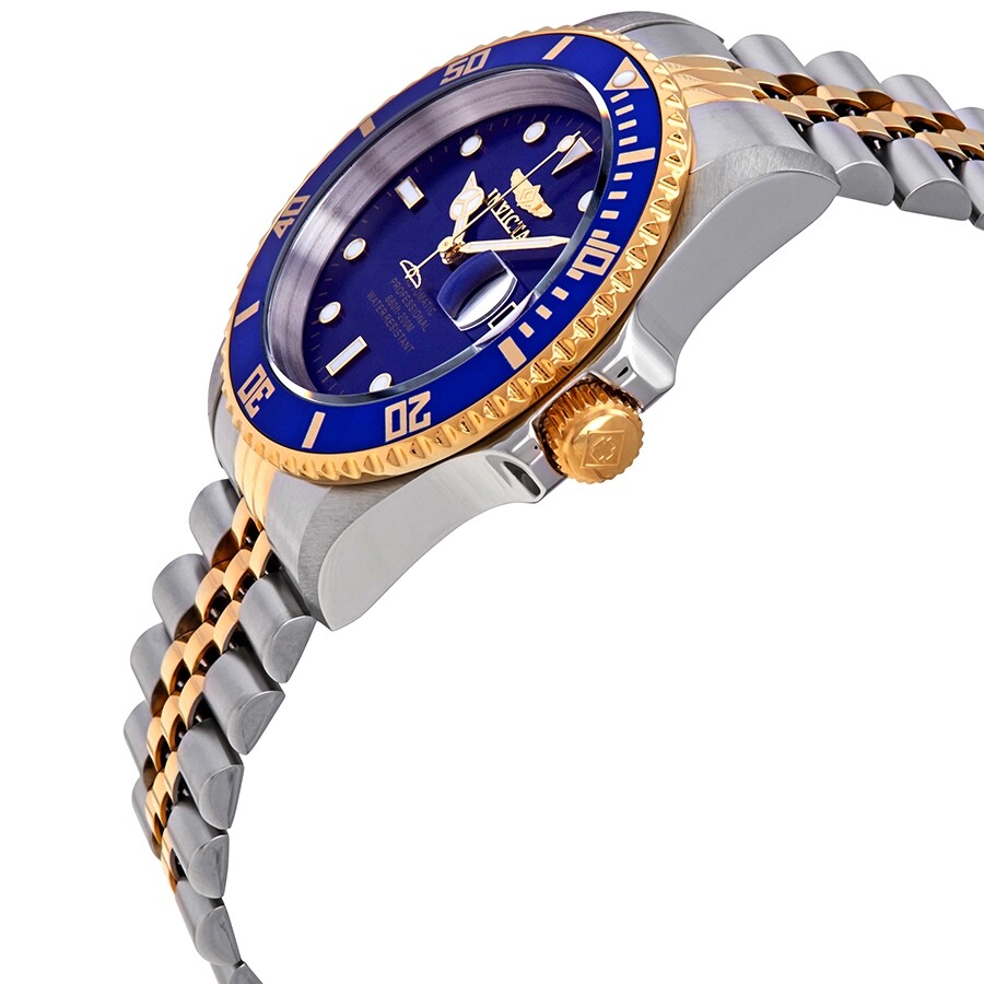 Invicta Pro Diver Automatic Blue Dial Two-tone Men's Watch 29182 - Pro ...