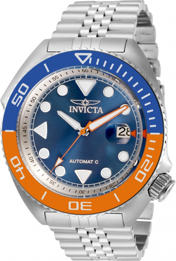 Invicta Pro Diver Automatic Blue Dial Stainless Steel Men's Watch 30415 ...