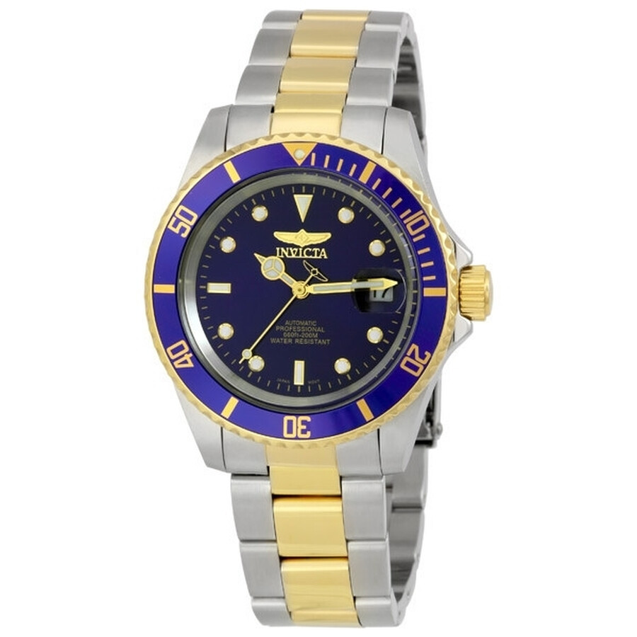 Invicta Pro Diver Automatic Blue Dial Two-tone Men's Watch 8928C - Pro ...