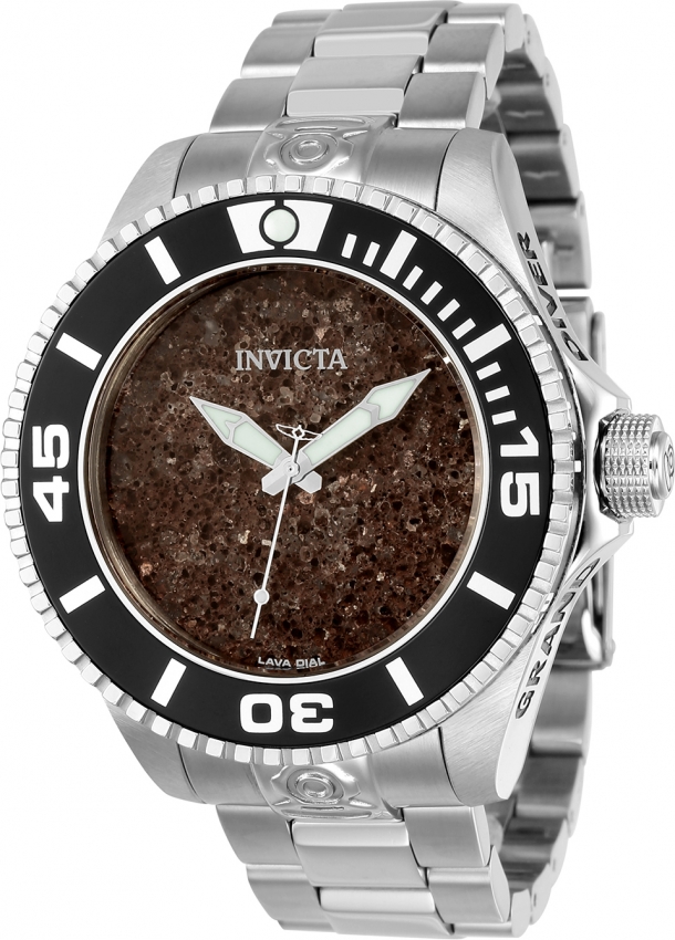 Invicta Pro Diver Automatic Brown Lava Stone Dial Men's Watch 23578 ...