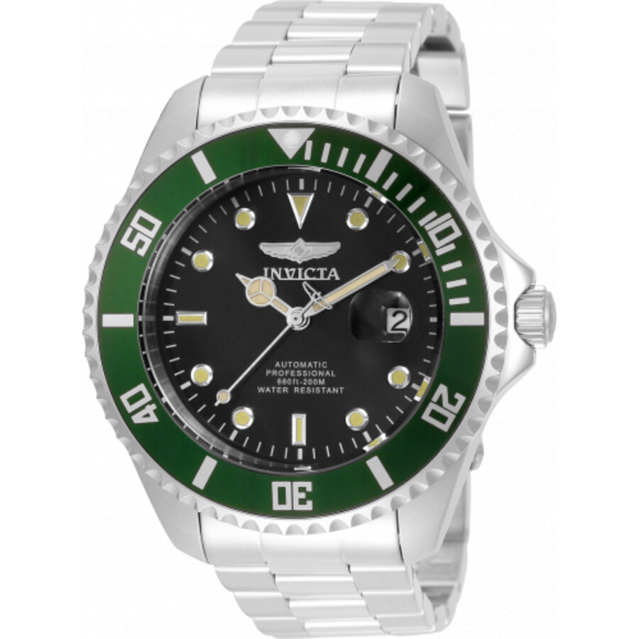 Invicta Pro Diver Automatic Date Black Dial Men's Watch 35852 ...