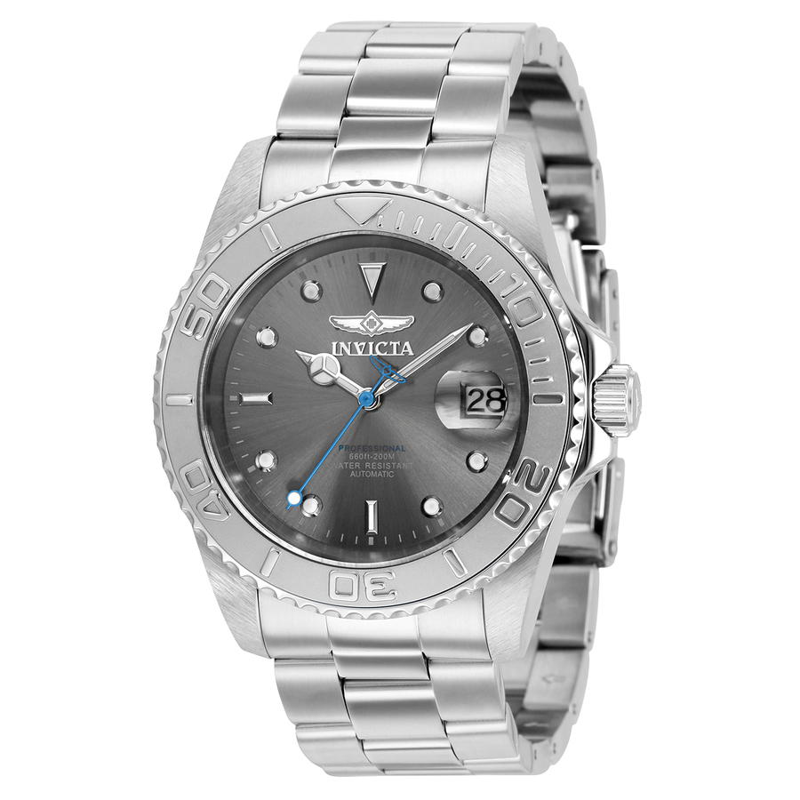 Invicta Pro Diver Automatic Date Gunmetal Dial Men's Watch 36748 ...