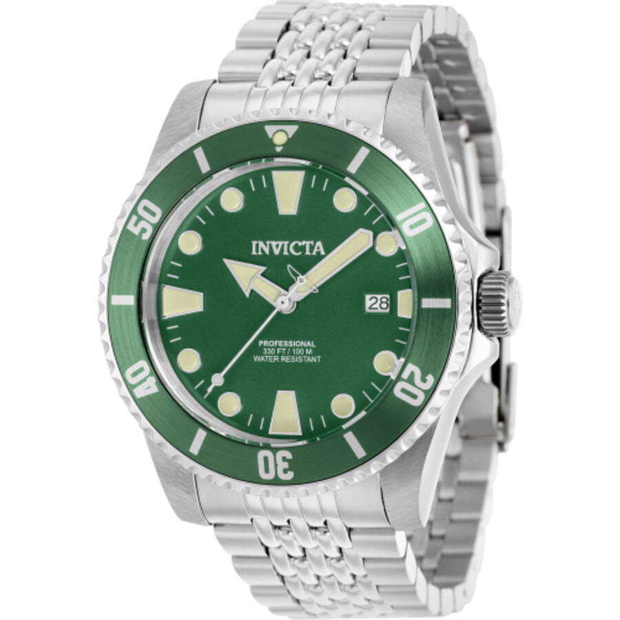 Invicta Pro Diver Automatic Green Dial Men's Watch 39748 886678536450 ...