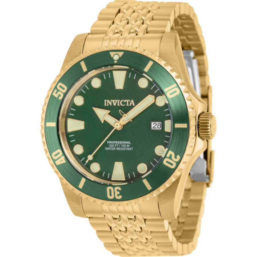 Invicta Pro Diver Automatic Green Dial Men's Watch 39756 886678536535 ...