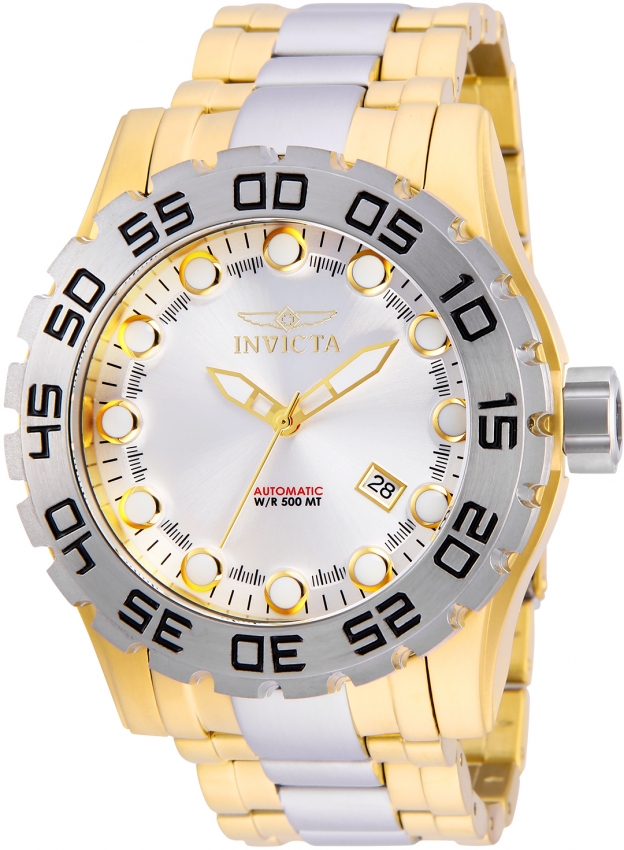 Invicta Pro Diver Automatic Silver Dial Men's Watch 25092 886678303267 ...