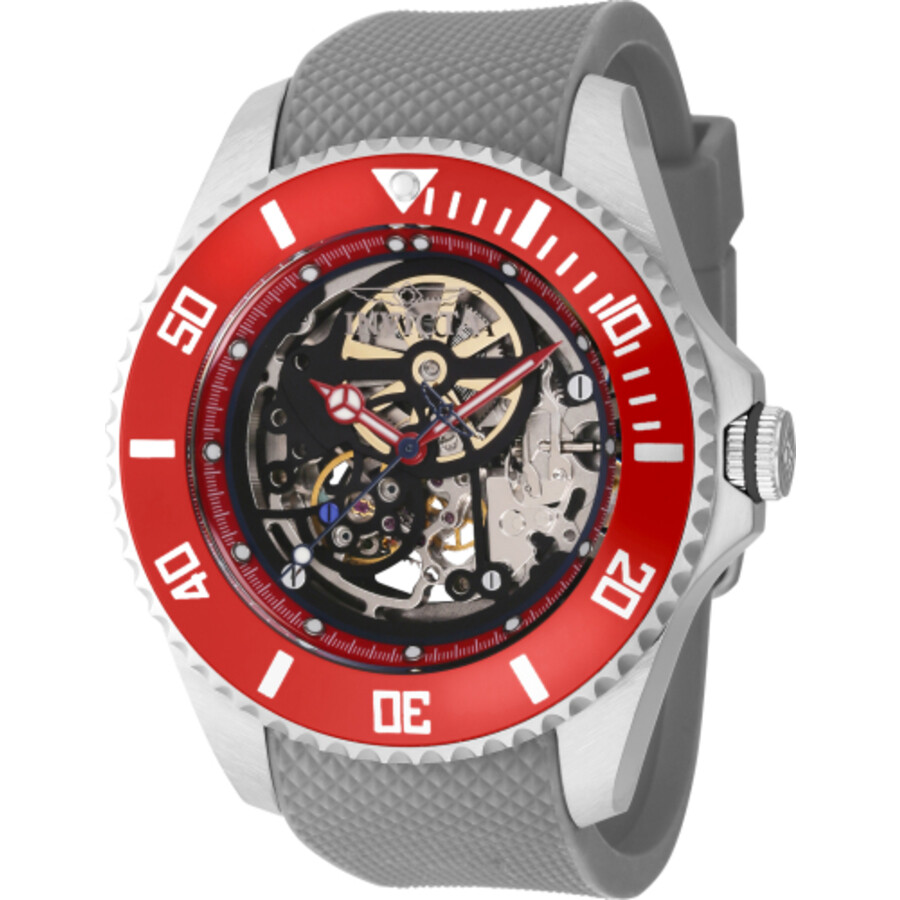 Invicta Pro Diver Automatic Skeleton Black Dial Men's Watch 43689 ...