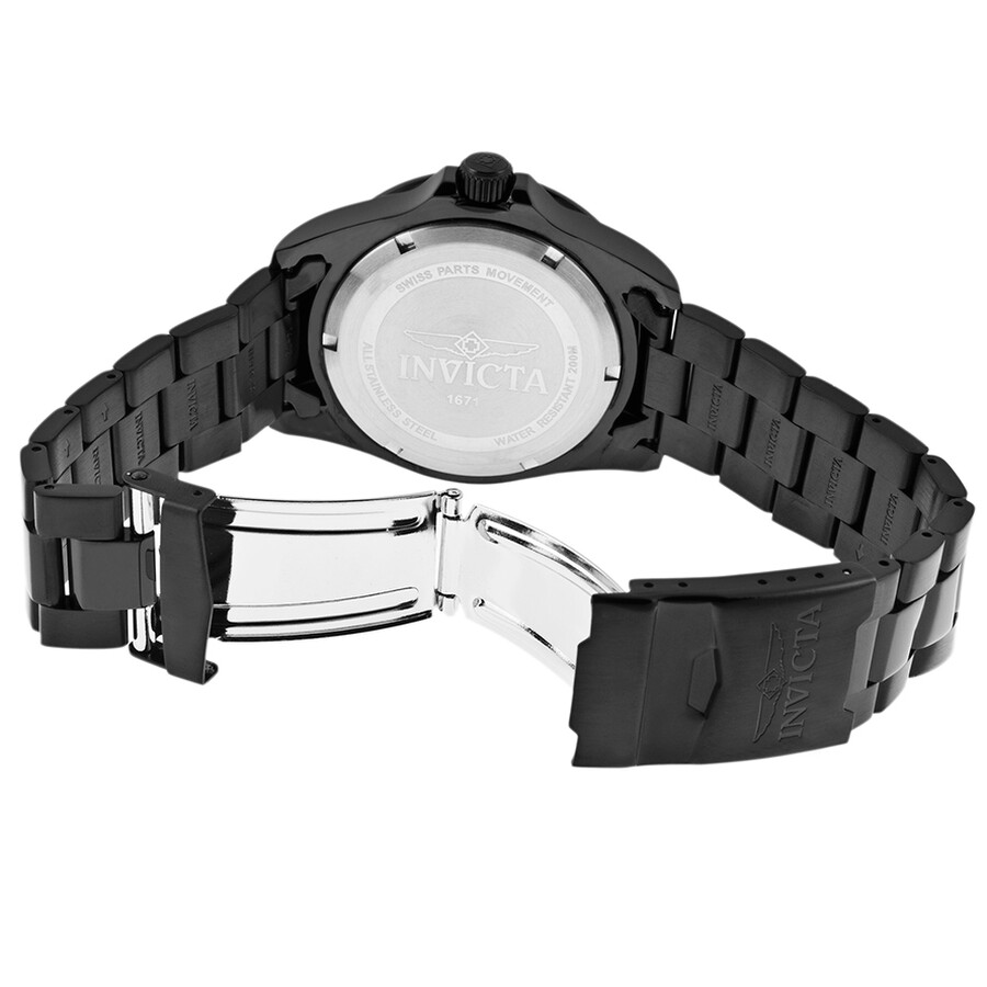 Invicta Pro Diver Black Dial Men's Watch 16714 - Pro Diver Quartz - Pro ...