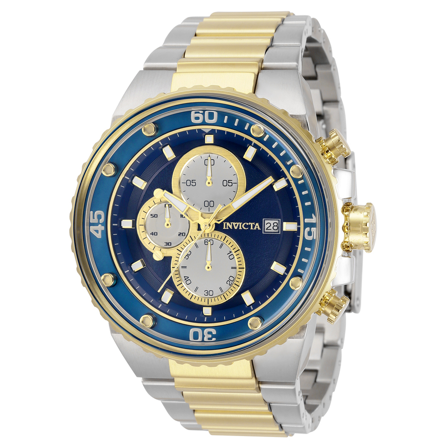 Invicta Pro Diver Blue Dial Two-tone Men's Watch 33331 886678396061 ...