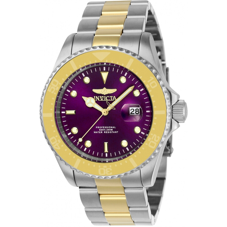 Invicta Pro Diver Burgundy Dial Men's Watch 23389 886678284962 - Pro ...