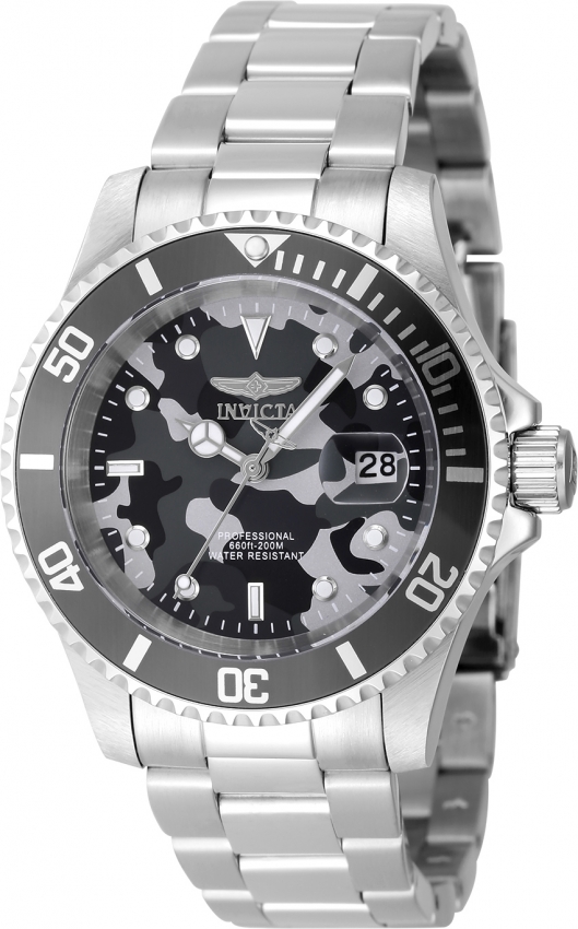 Invicta Pro Diver Camo Series Quartz Camouflage Dial Men's Watch 48566 ...