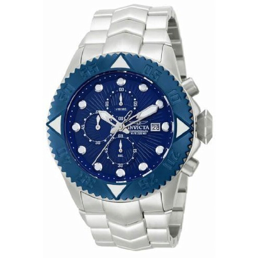 Invicta Pro Diver Chronograph Blue Dial Stainless Steel Men's Watch ...