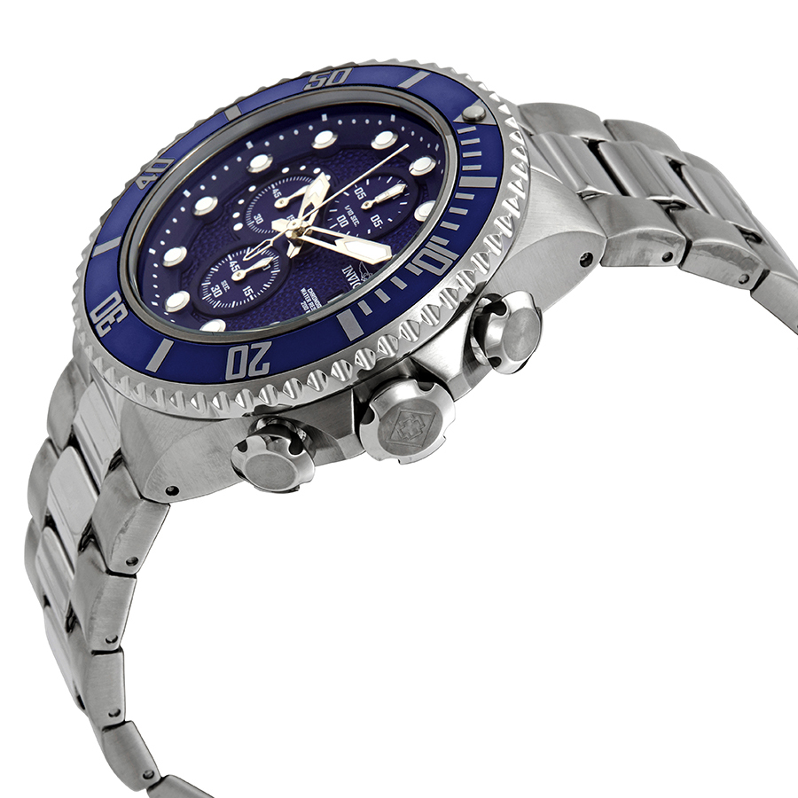Invicta Pro Diver Chronograph Blue Dial Stainless Steel Men's Watch ...