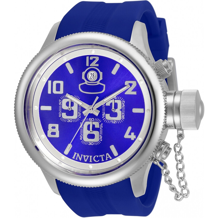 Invicta Pro Diver Chronograph GMT Quartz Blue Dial Men's Watch 33018 ...