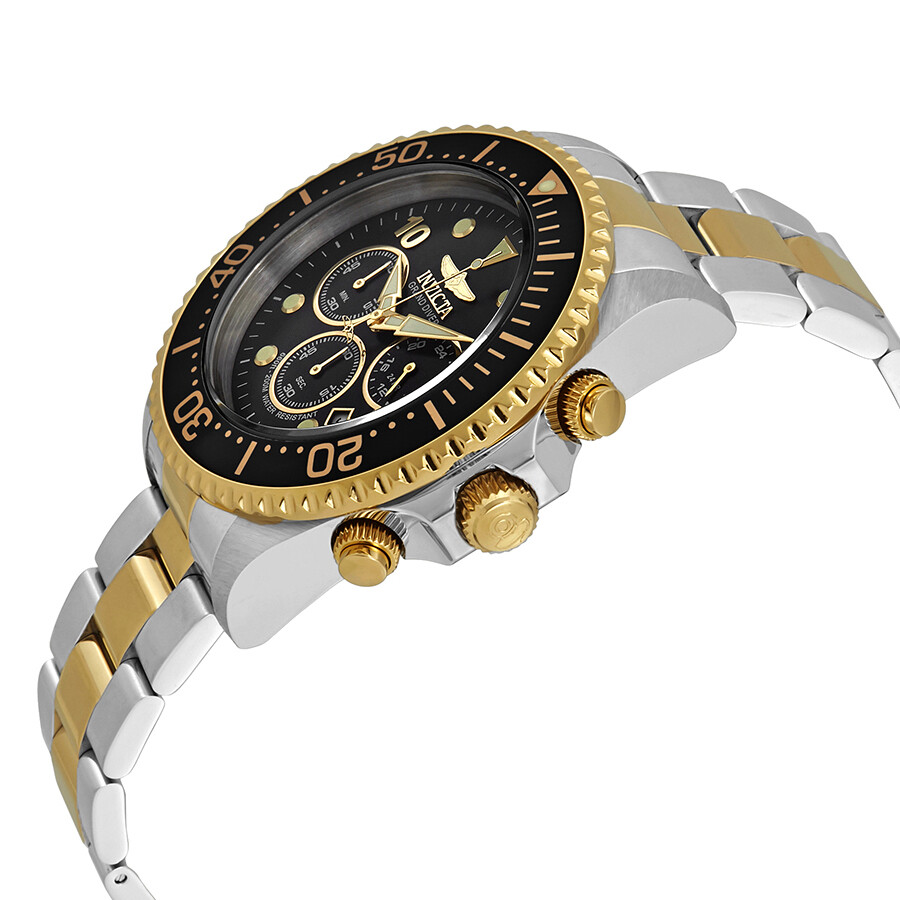 Invicta Pro Diver Chronograph Mother of Pearl Dial Men's Watch 22037 ...