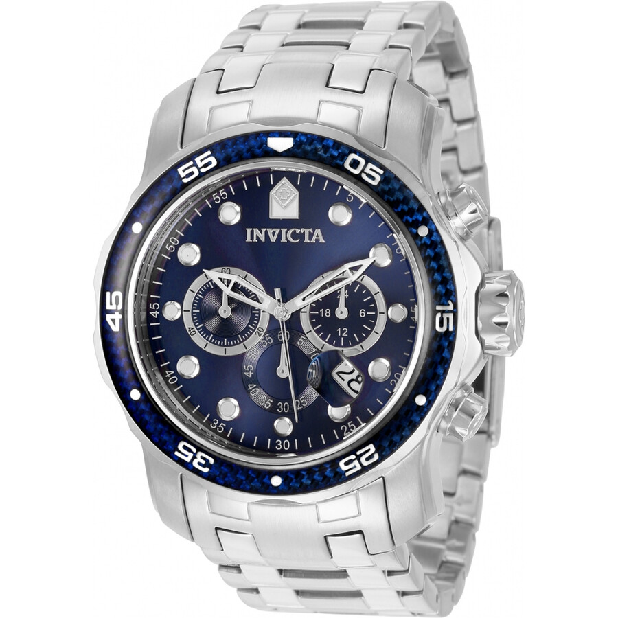 Invicta Pro Diver Chronograph Quartz Blue Dial Men's Watch 35396 ...