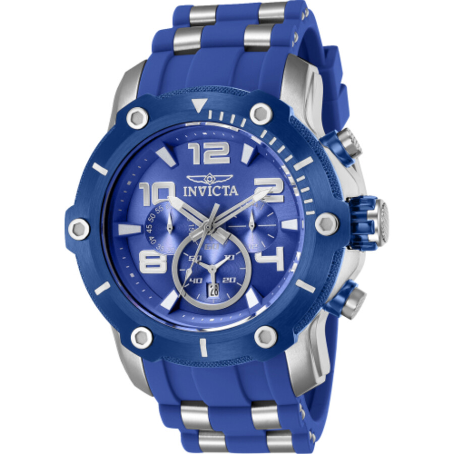 Invicta Pro Diver Chronograph Quartz Blue Dial Men's Watch 40817 ...