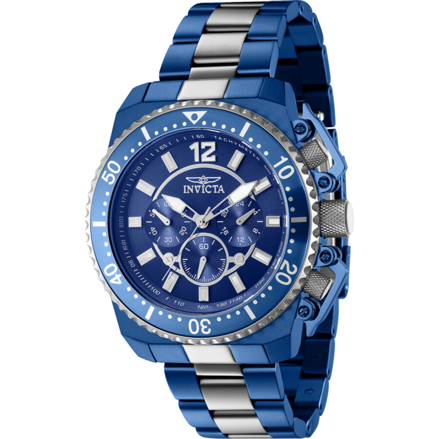 Invicta Pro Diver Chronograph Quartz Blue Dial Men's Watch 40901 ...