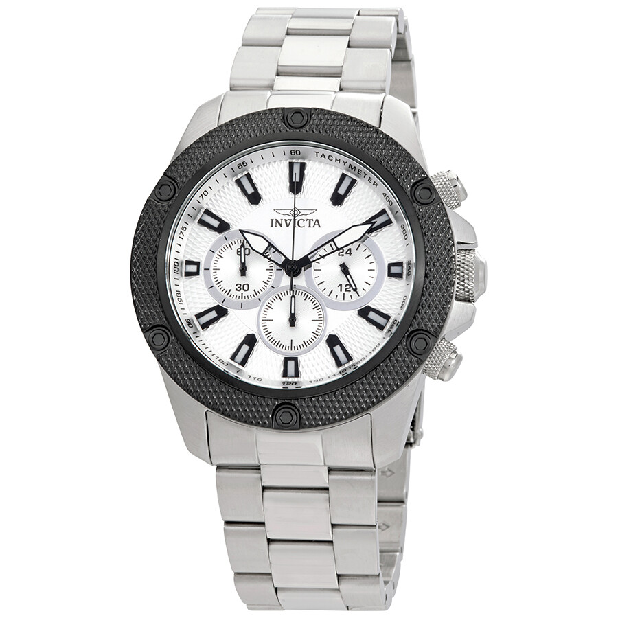 Invicta Pro Diver Chronograph White Dial Men's Watch 22718 886678277919 ...